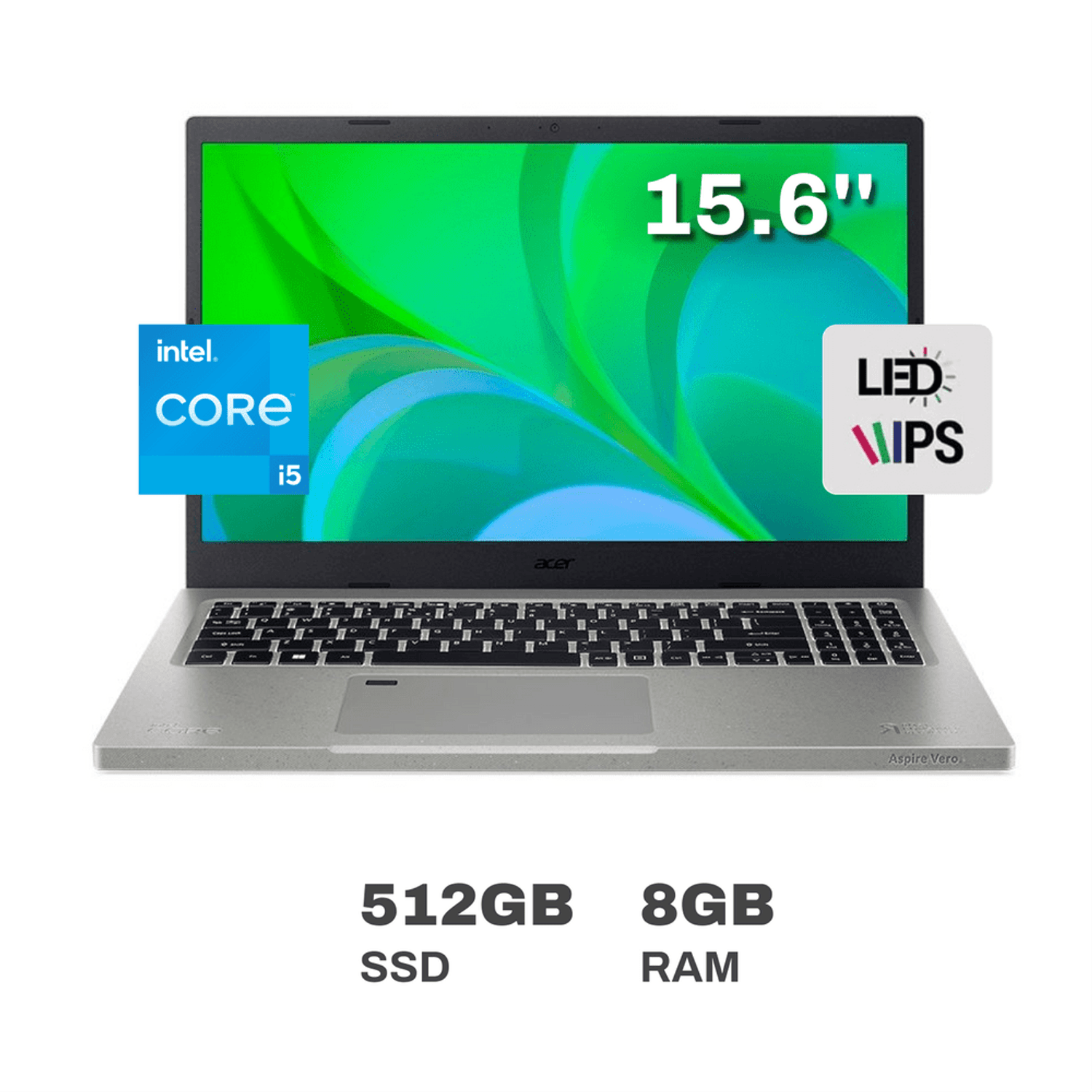 Laptop Acer Ecológica Aspire Vero AV15-51-567Y Intel Core i5 8GB RAM ...