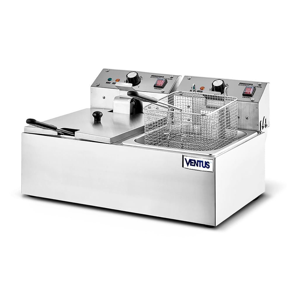 Freidora eléctrica doble sobre mesa Vfs-062 - Oechsle