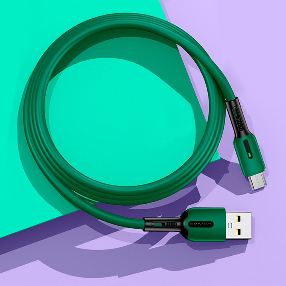 Cable Celular Micro a USB con Luz U51 Verde | Oechsle.pe - Oechsle
