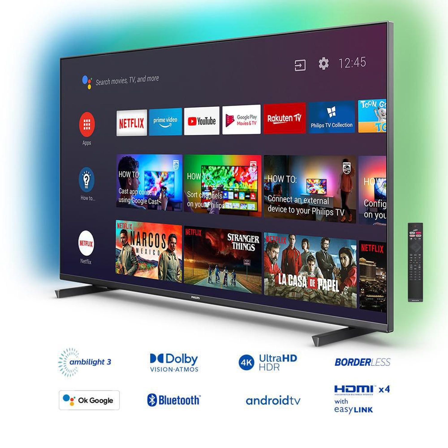 Televisor Philips 4k Ultra HD Smart TV 75" 75PUD7906 Gris Antrácita ...