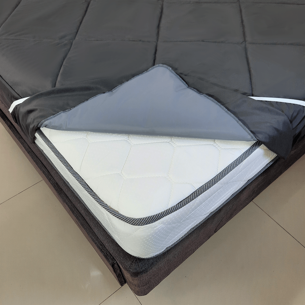 Forro de Colchon Nube Hogar Algodón Impermeable con Cierre Queen 160Cm ...