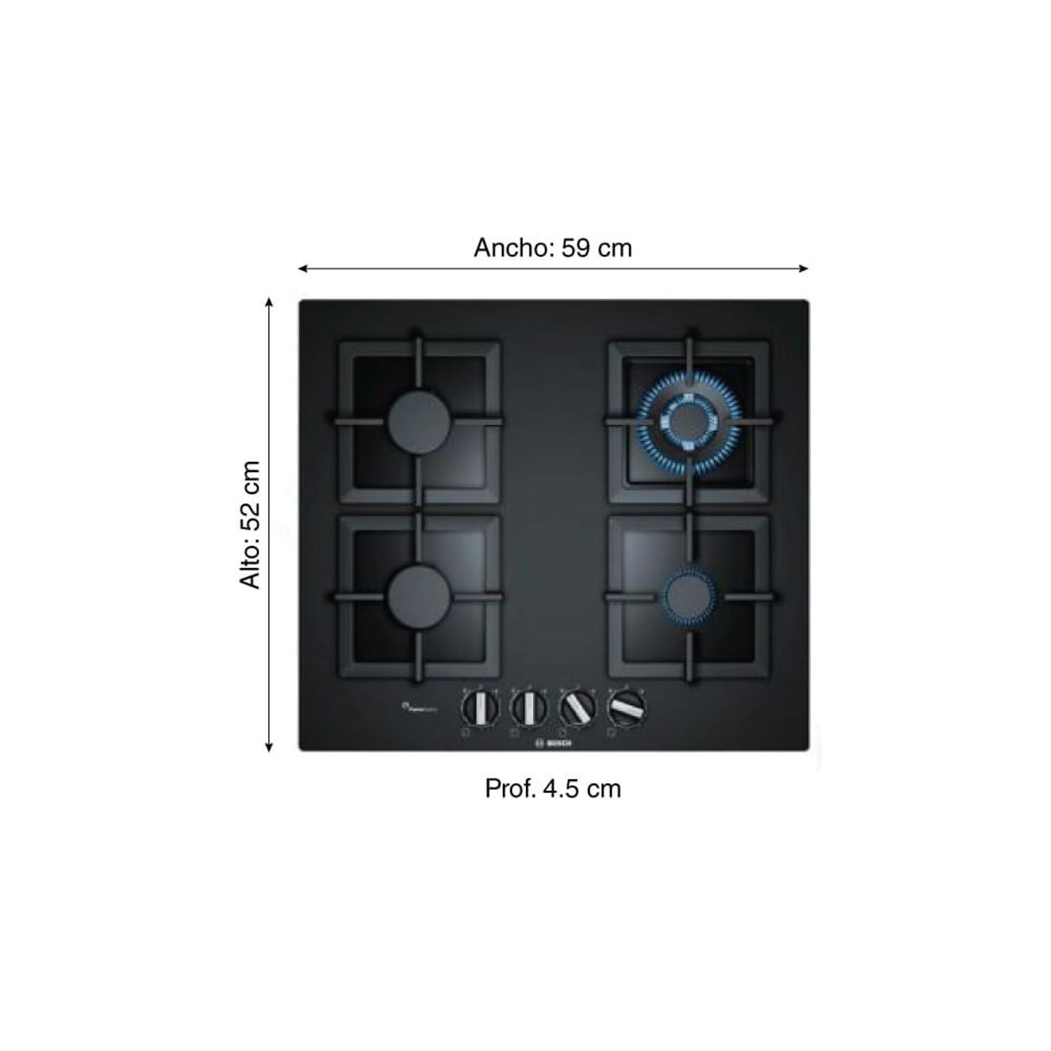 Encimera Bosch PPH6A6B20 Glass - Oechsle