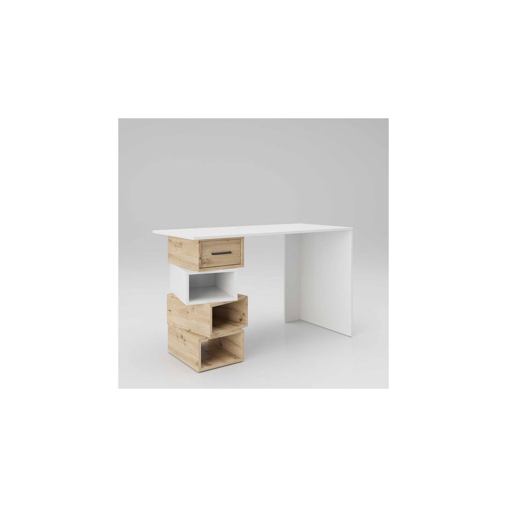 Escritorio Vintage Elda 120cm Blanco/Duna | Oechsle - Oechsle