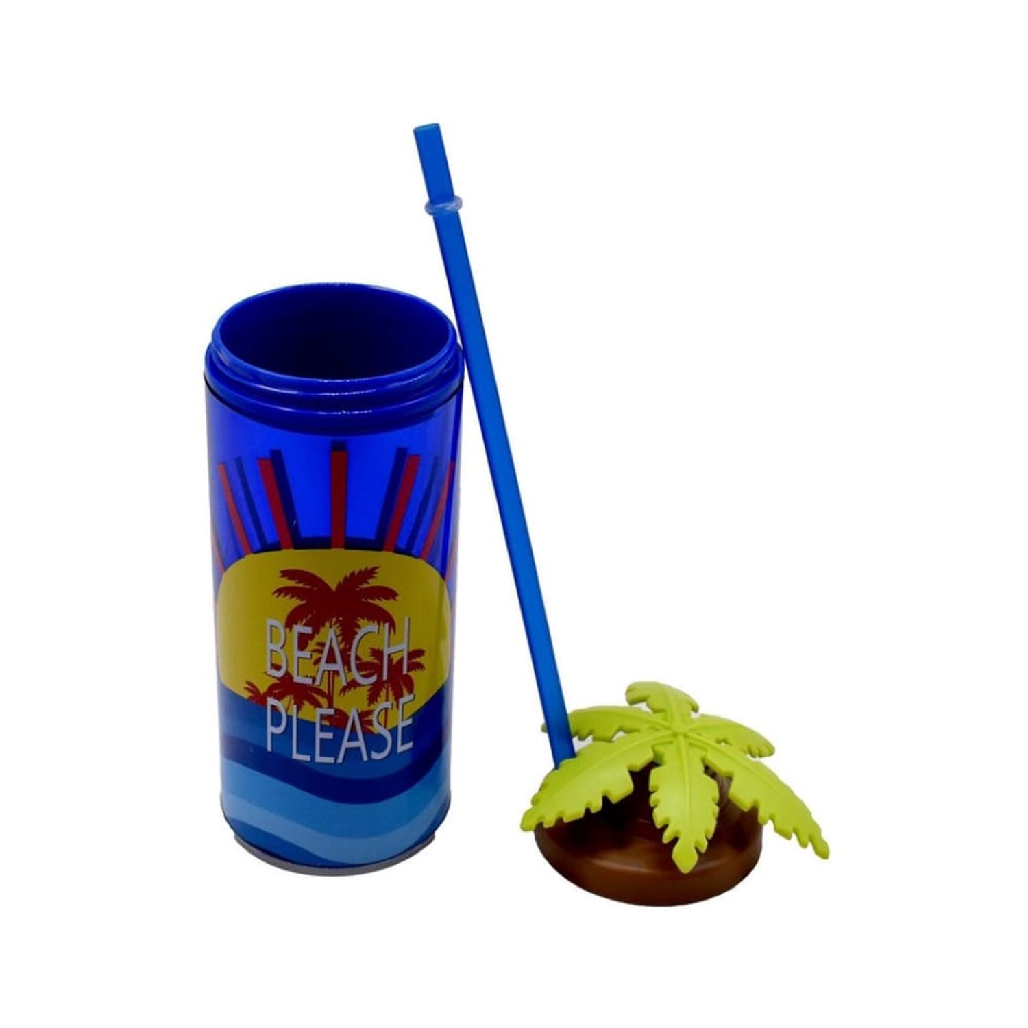 Vaso Tomatodo Palmera Azul | Oechsle - Oechsle