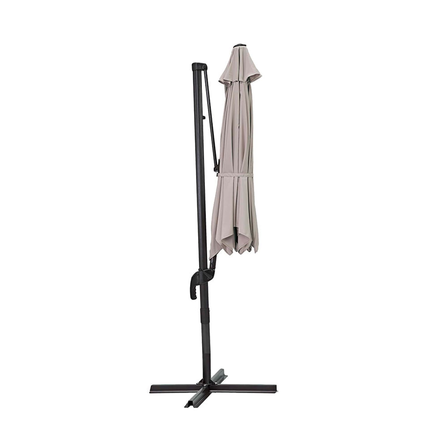 Sombrilla Terraza Lateral Avea Hexagonal 290cm Taupe - Oechsle