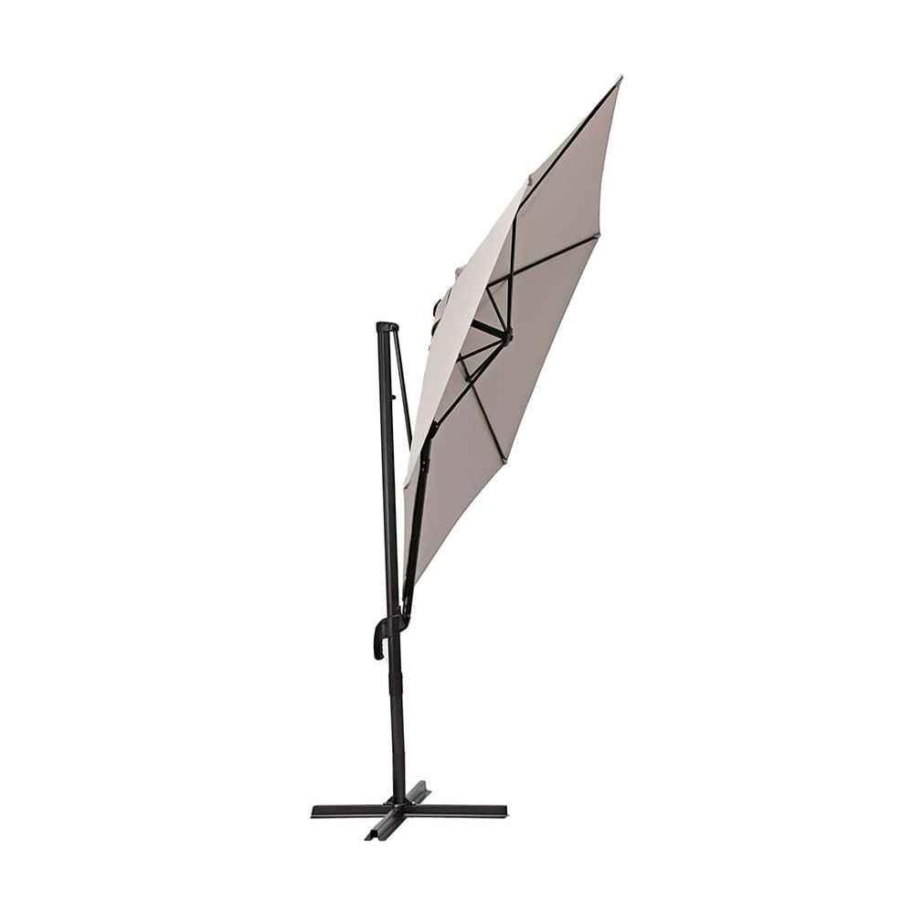 Sombrilla Terraza Lateral Avea Hexagonal 290cm Taupe - Oechsle