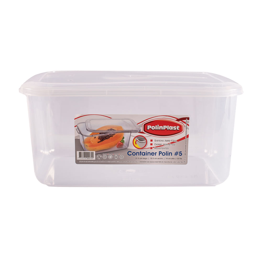 Caja Plastica Container #5 Polinplast - Oechsle