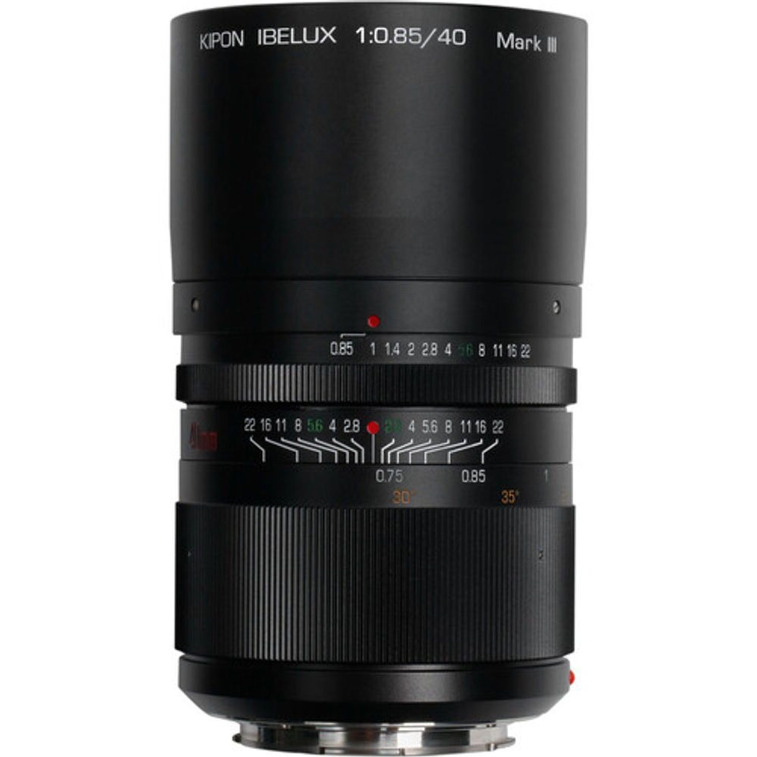 Lente Kipon Ibelux 40 mm f/0.85 Mark III (micro cuatro tercios) I ...