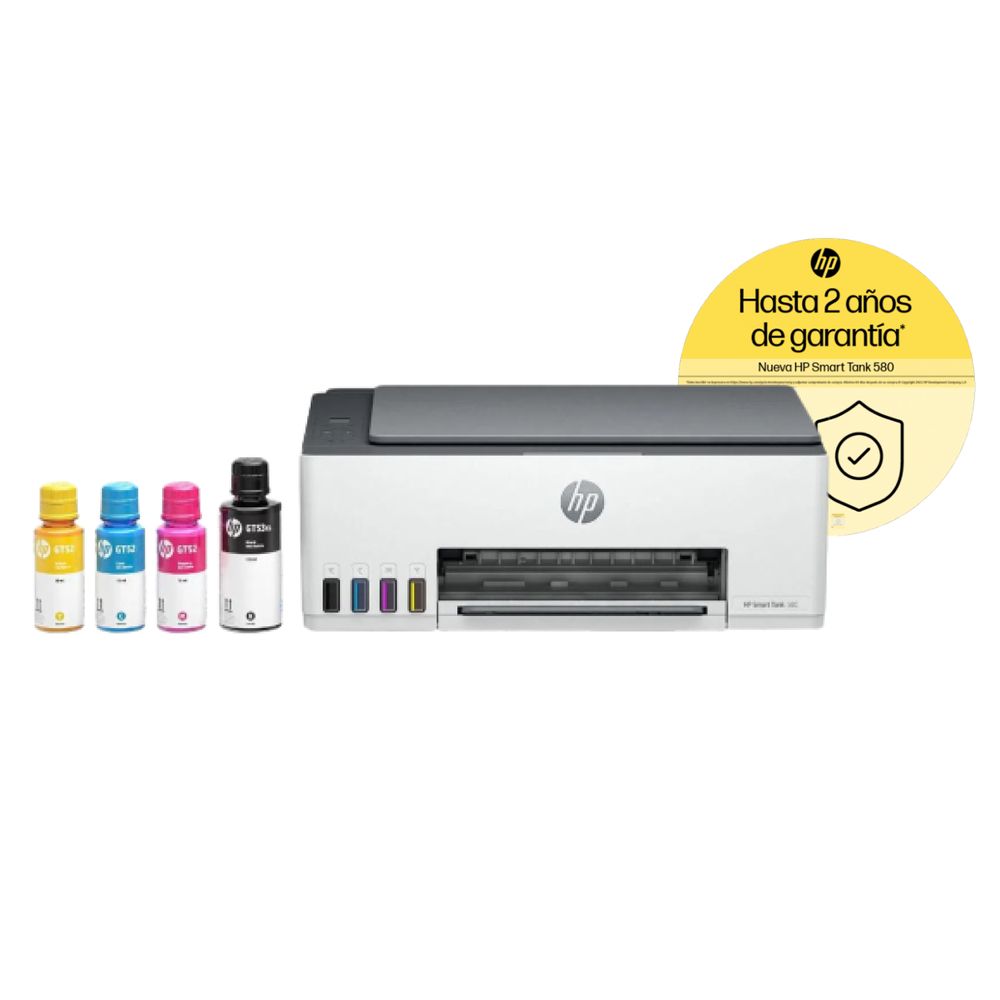 Impresora HP Todo-en-Uno Smart Tank 580 Bluetooth Wi-Fi | Oechsle.pe ...