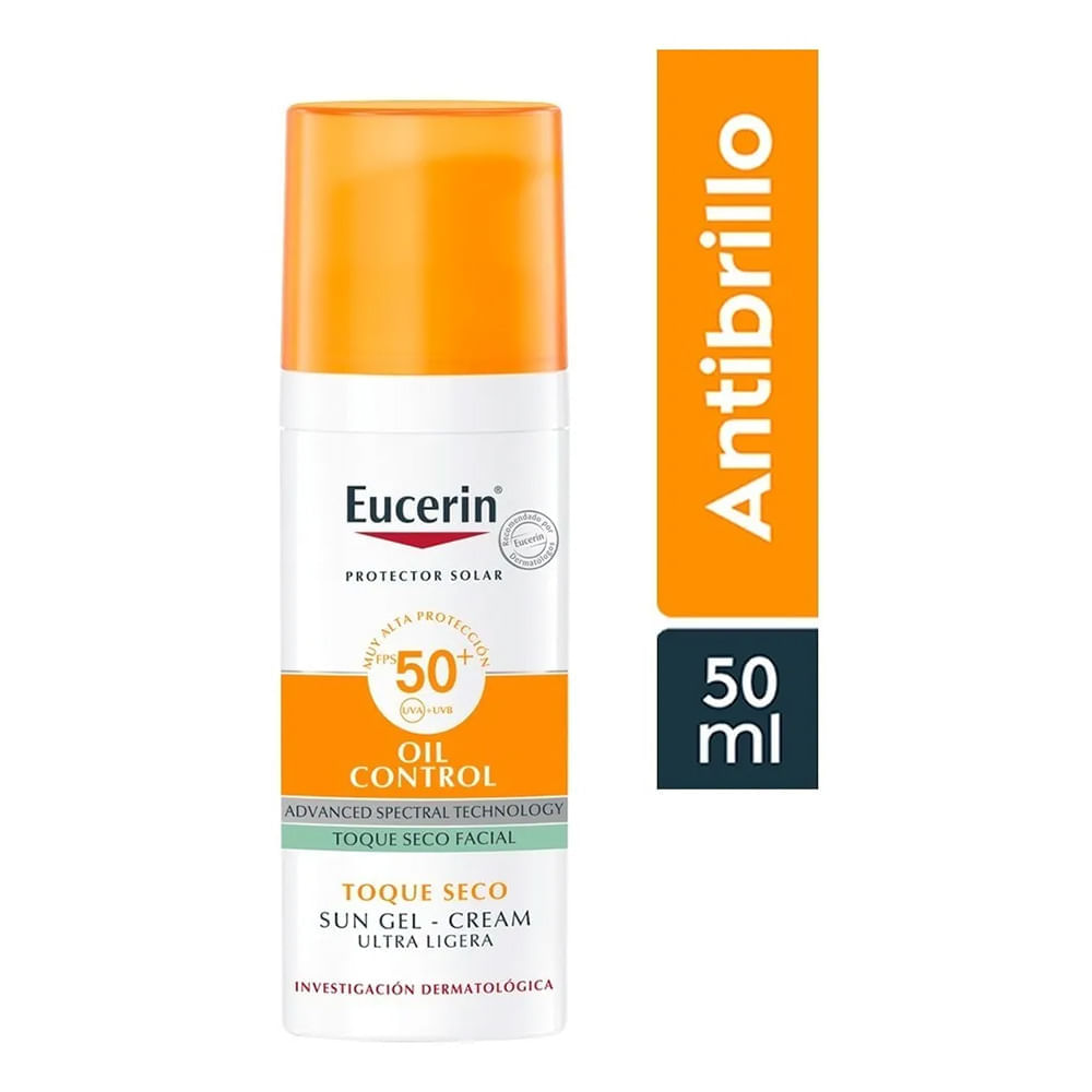 Bloqueador Solar Sun Face Oil Control Eucerin - Control grasa e ...