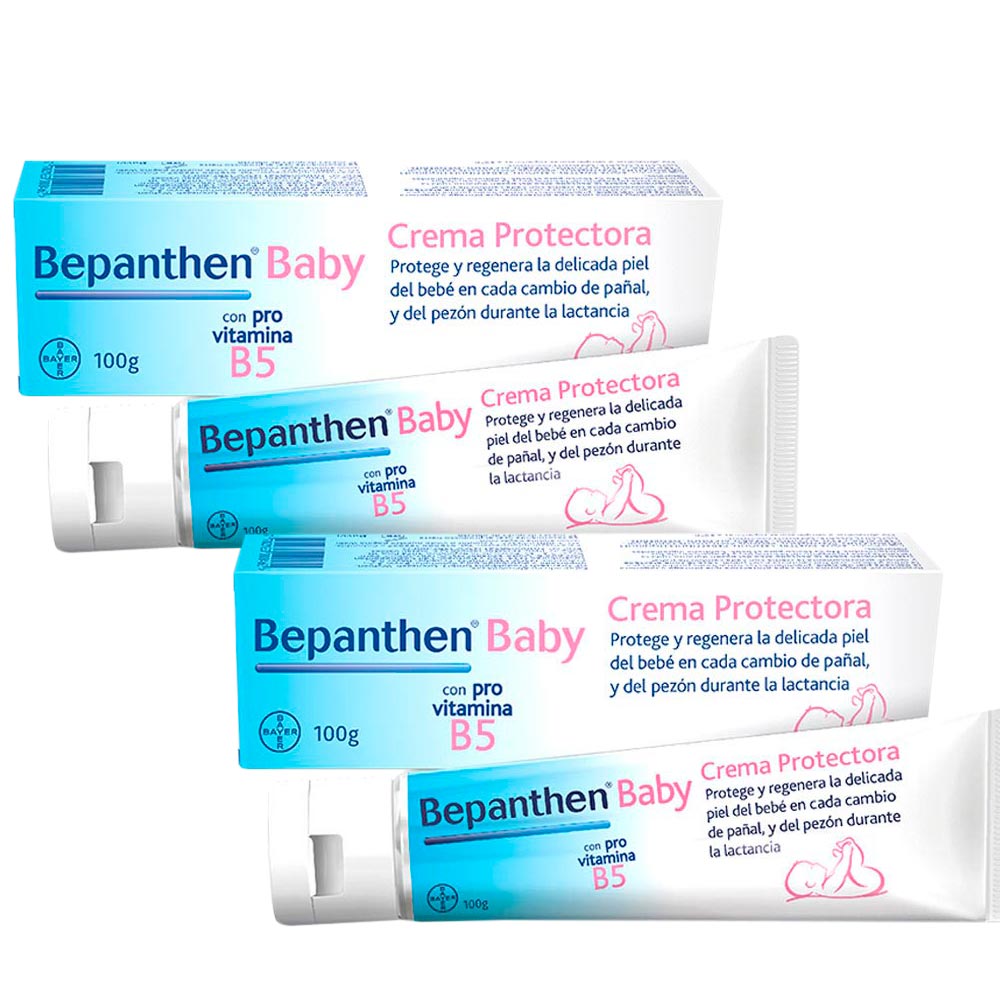 Pack Crema Antiescaldaduras BEPANTHEN Baby 100g Tubo 2un - Oechsle
