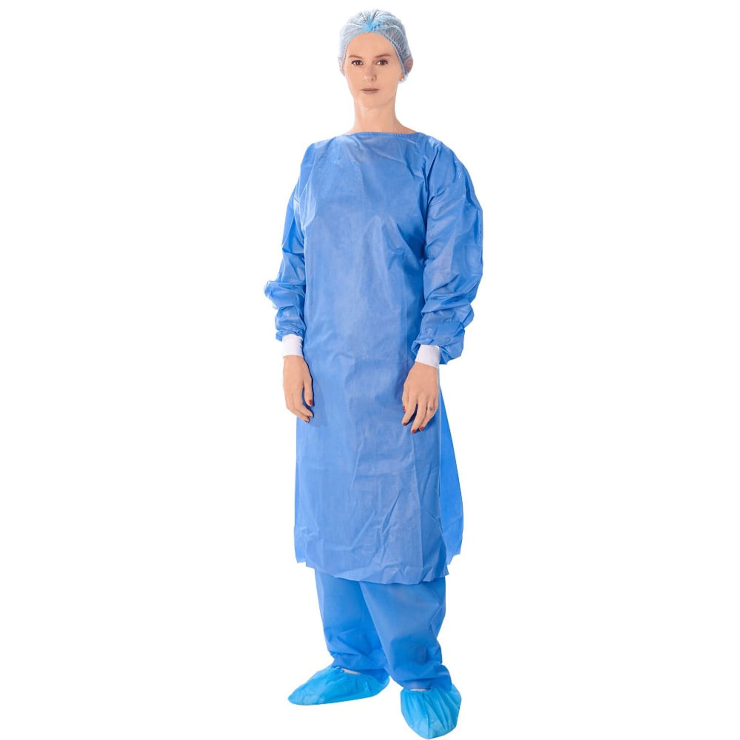 Mandil Quirurgico Descartable Notex Color Celeste - Pack x10 und ...