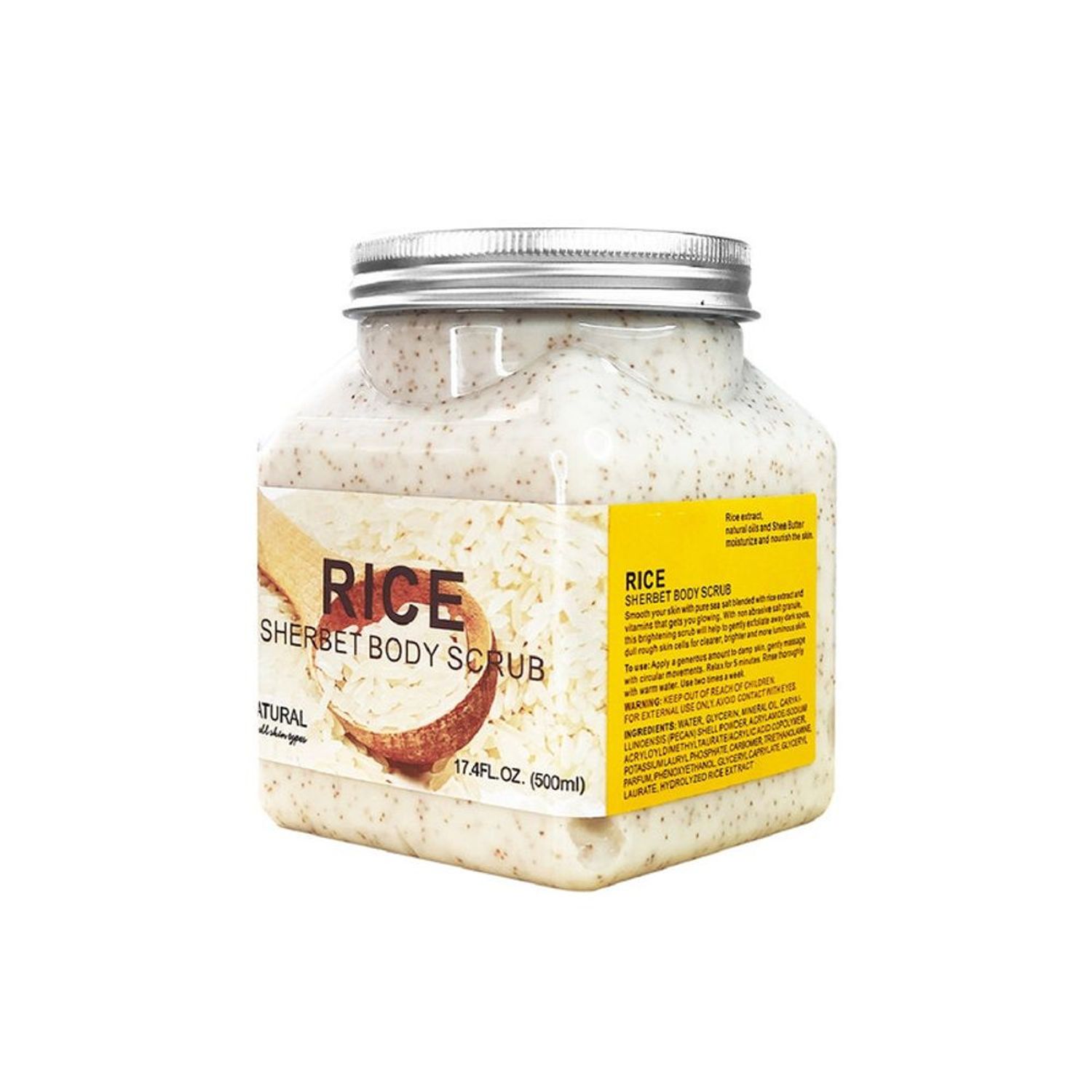 Serum de Arroz Orgánico+Exfoliante Corporal de Arroz+Jabon de Arroz con Acido Hialuronico ...