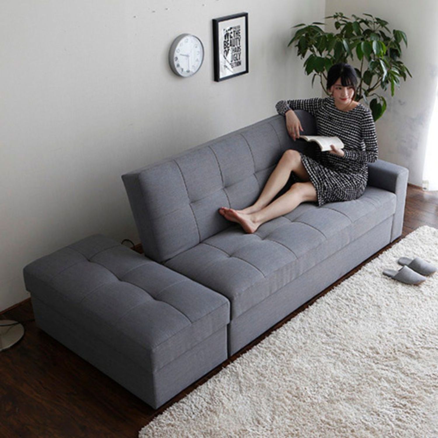 Sofá Cama Capri Rabhé Gris | Oechsle - Oechsle