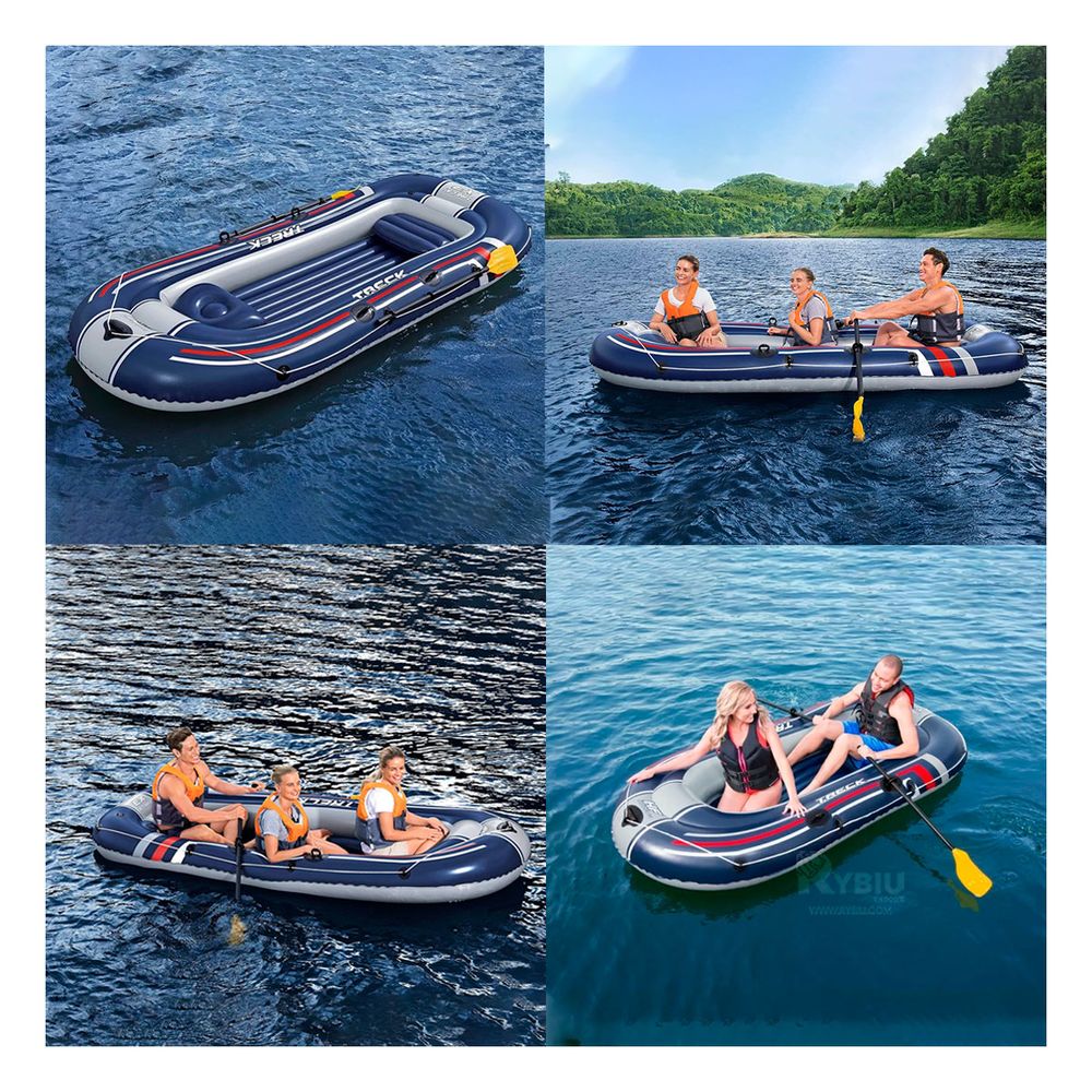 Hydro Force Treck Bote Hinchable con Remos Multicolor | Oechsle - Oechsle