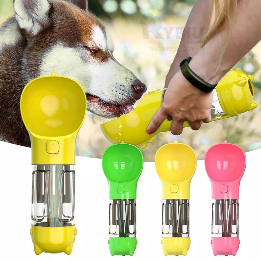 Pack 4 Botella 4 en 1 Multifuncional para Perro de Casa | Oechsle - Oechsle