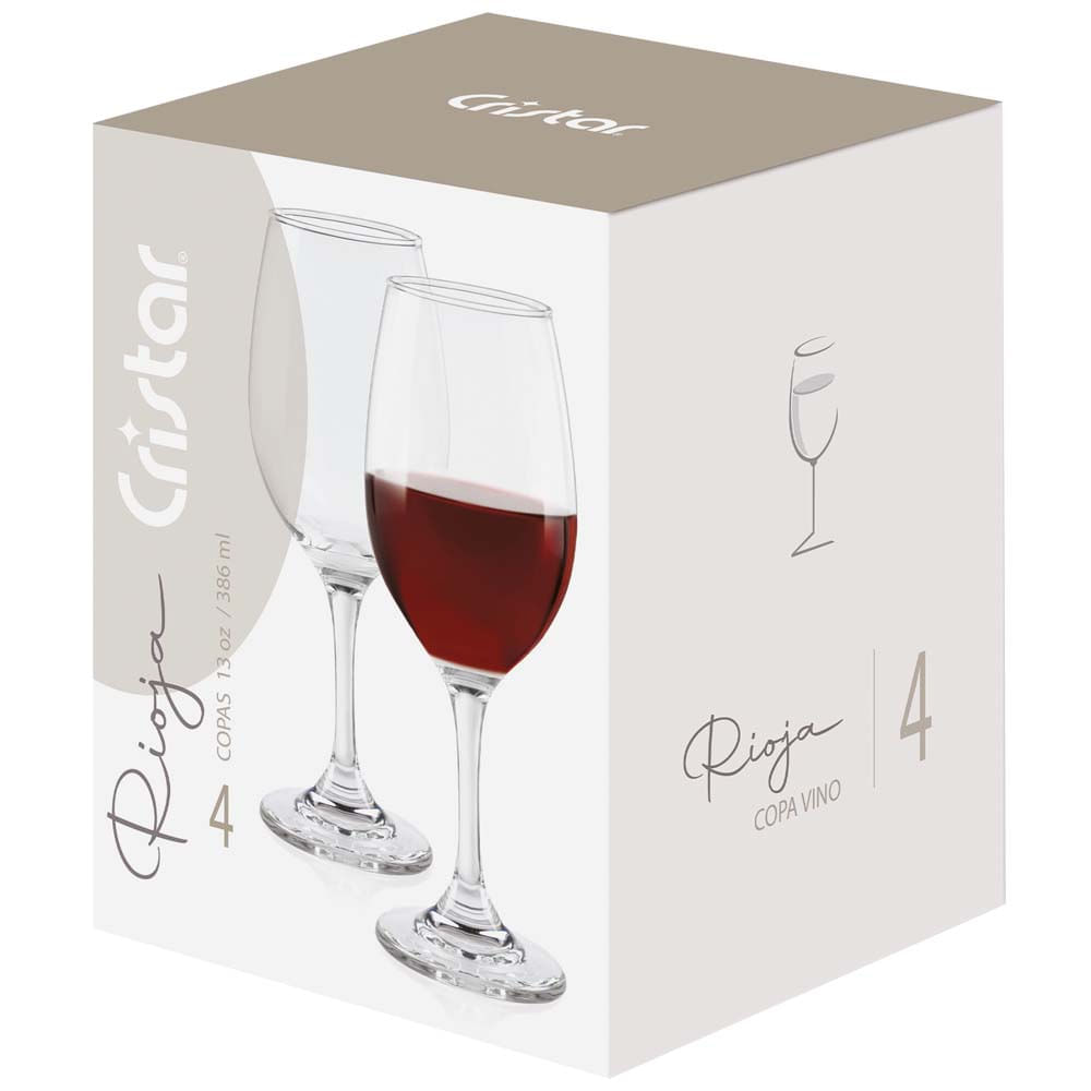 Set de Copas CRISTAR Rioja 4un - Oechsle
