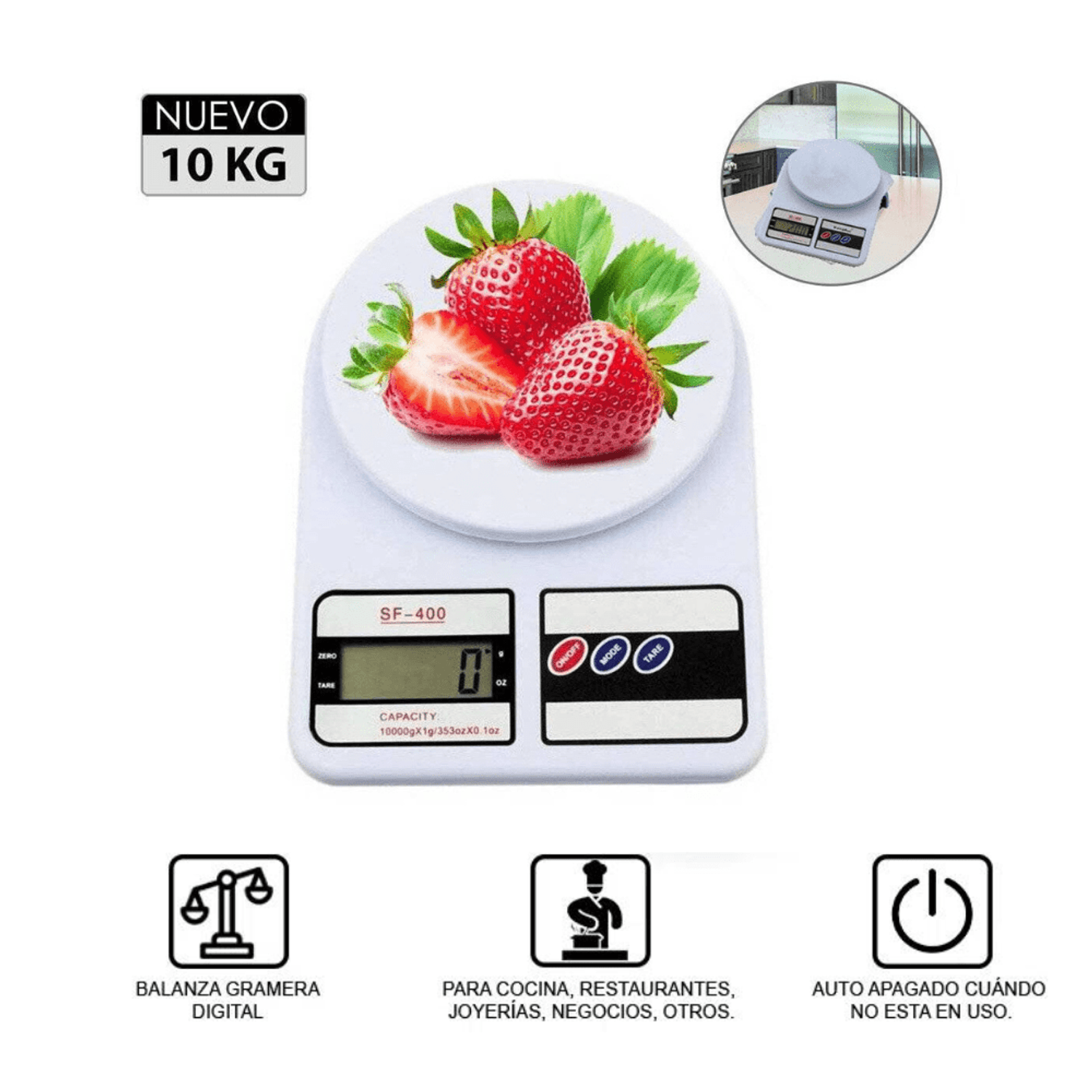 Combo Balanza Digital Personal Scale + Balanza Gramera Digital I ...