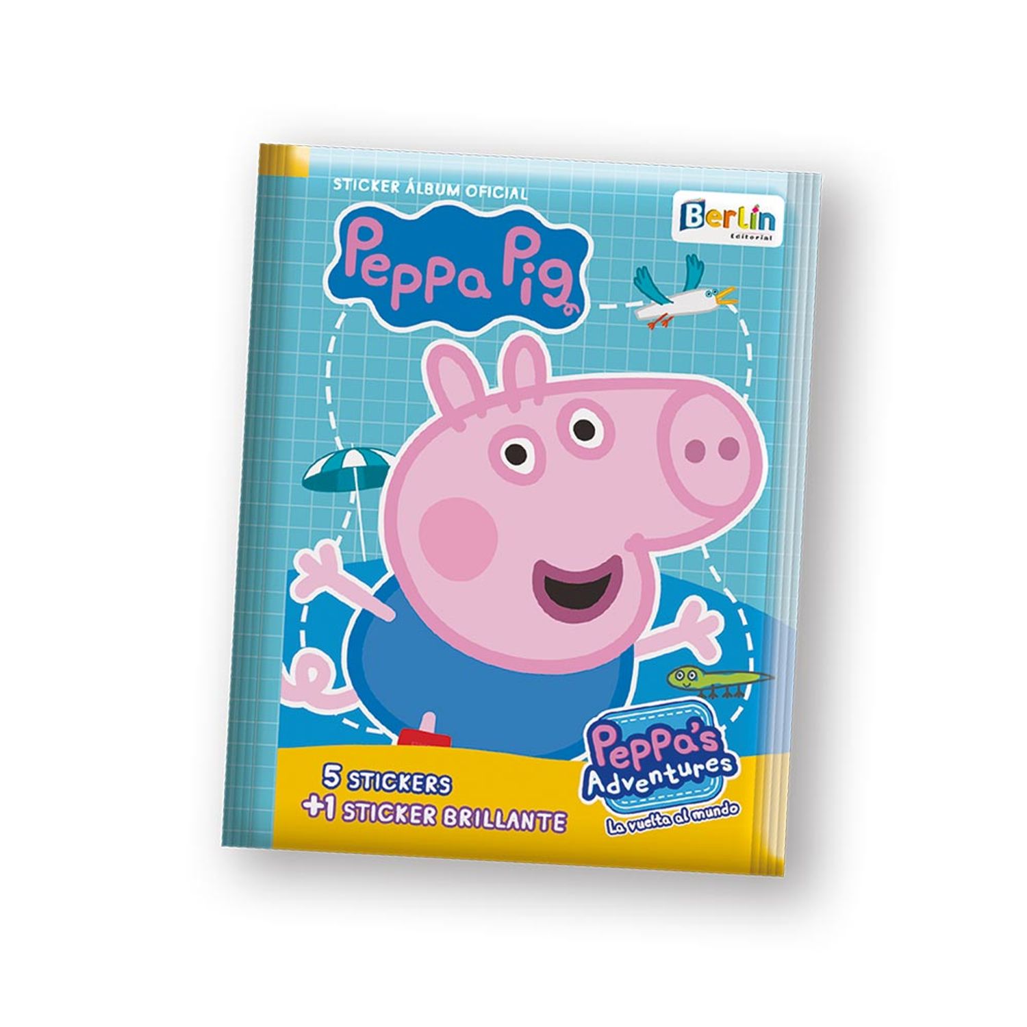 Álbum Peppa Pig Editorial Berlín Tapa Blanda + 1 Cajita (50 Sobres) I ...