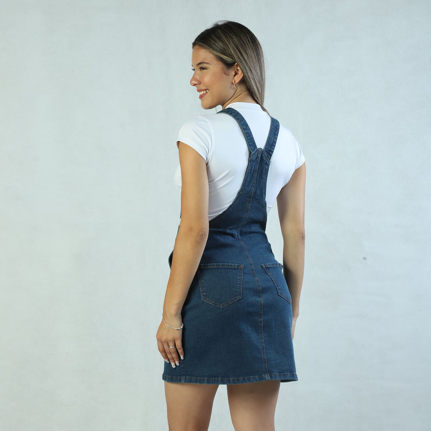 Overol Falda Fordan Jeans Mujer C3699 | Oechsle.pe - Oechsle