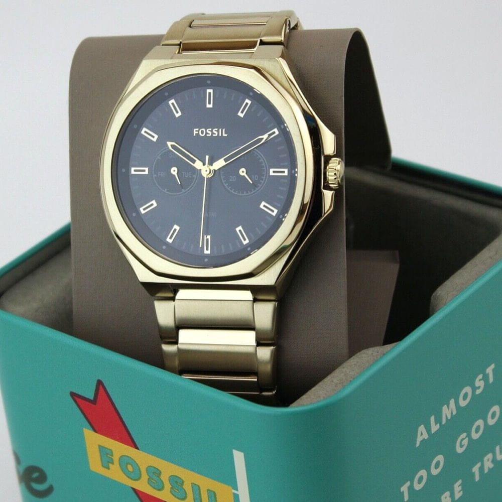 Reloj Fossil Evanston BQ2611 Multifuncional Para Hombre Acero ...