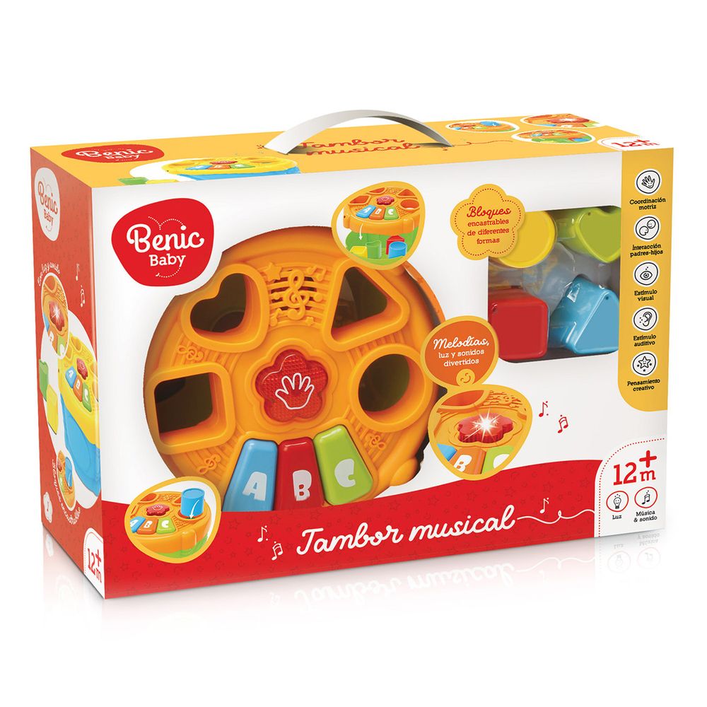 Juguete Para Bebé Benic Baby Drum Shape Sorter | Oechsle.pe - Oechsle