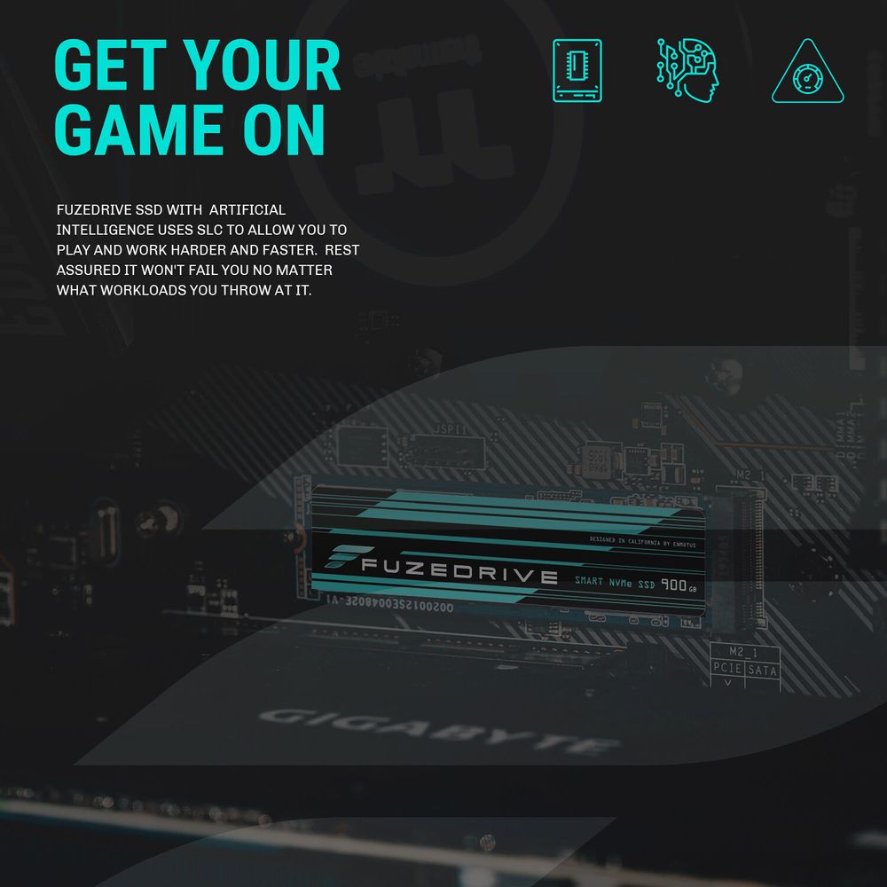 Ssd Pcie Nvme Fuzedrive de 900Gb I Oechsle - Oechsle