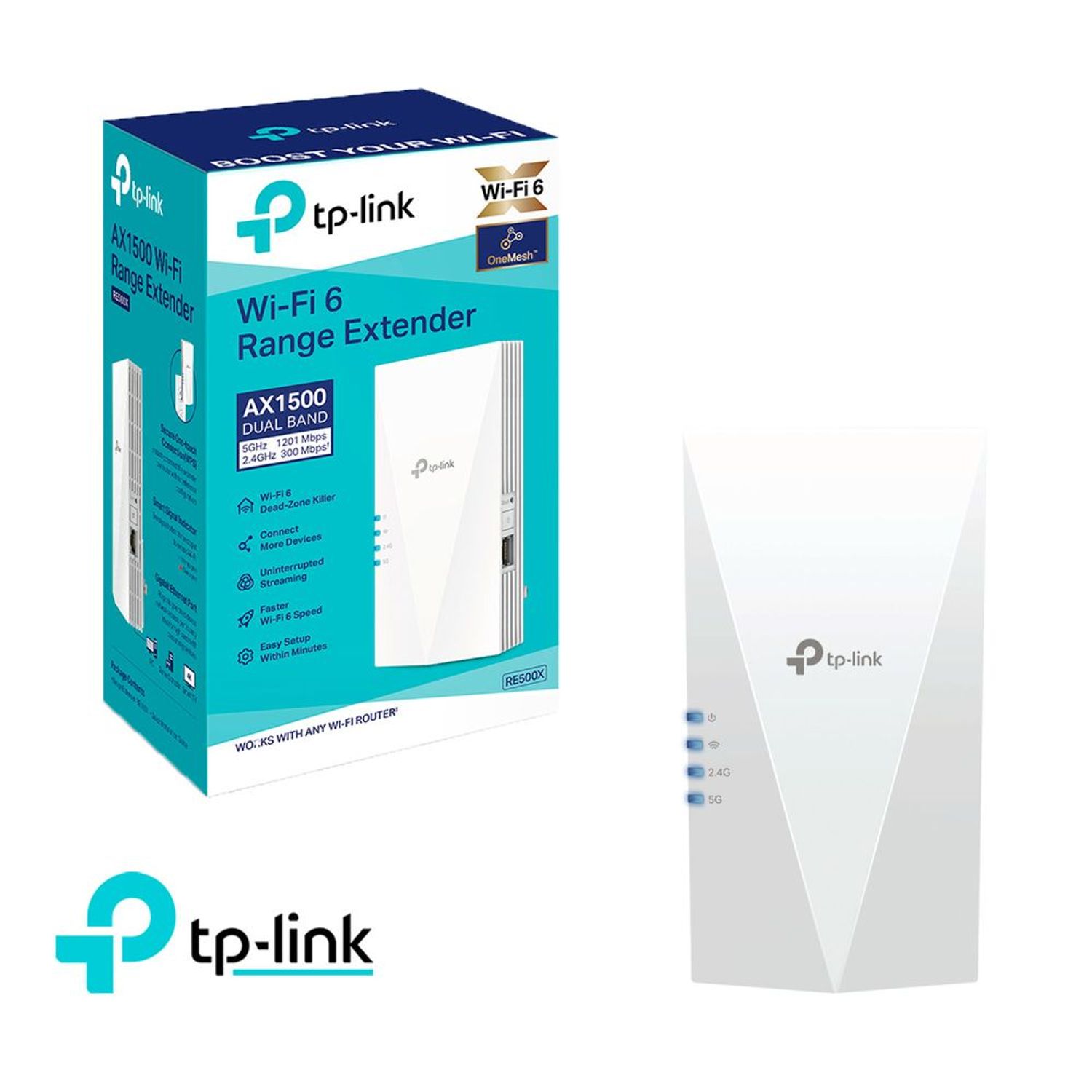 TP Link RE500X Mesh WiFi 6 Extensor 5 GHz 2,4 GHz AX1500 I Oechsle ...