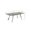 Juego de Comedor Extensible 6 Sillas Santiago Negro | Oechsle - Oechsle