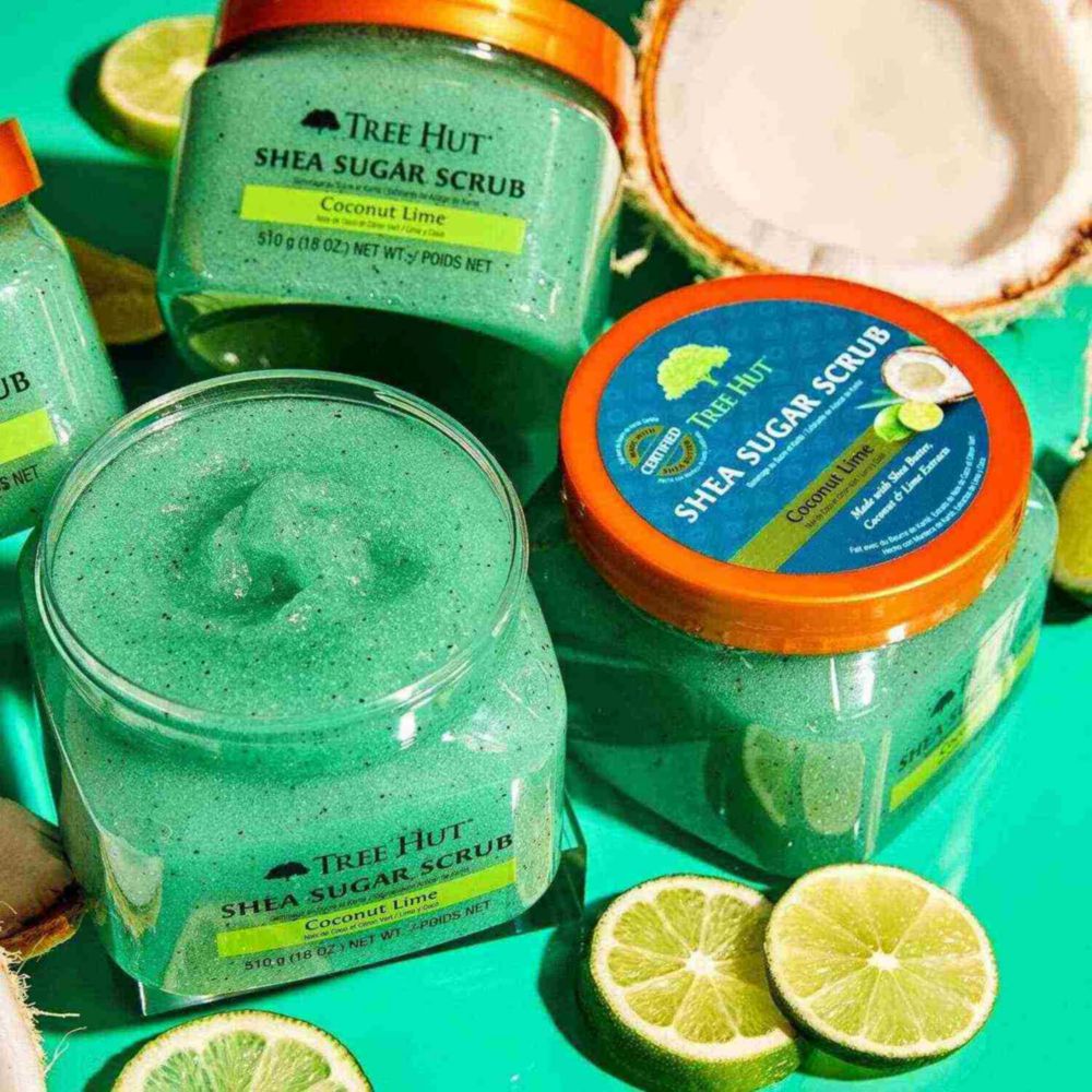 Exfoliante Corporal Tree Hut Coco Y Lima 510 G Oechsle Pe Oechsle