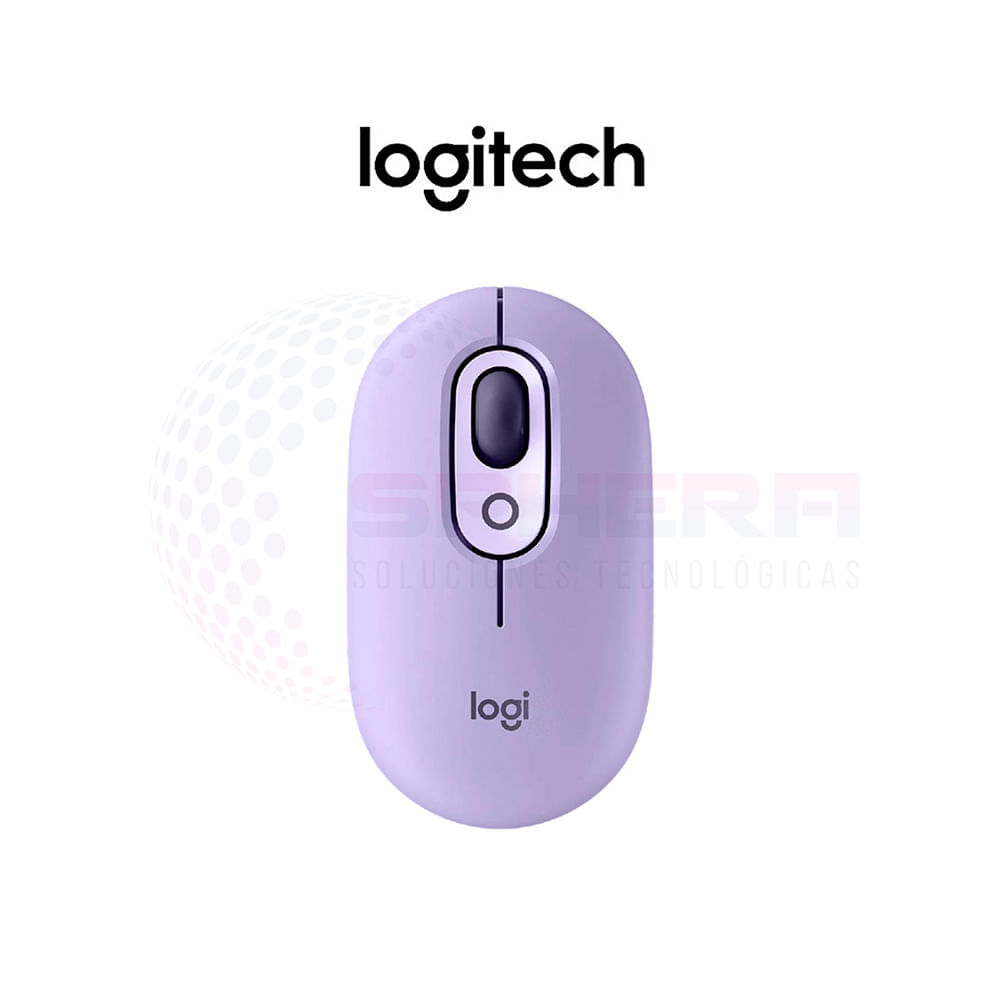 Mouse Logitech Pop Bluetooth Cosmos Lavender Lilac I Oechsle - Oechsle
