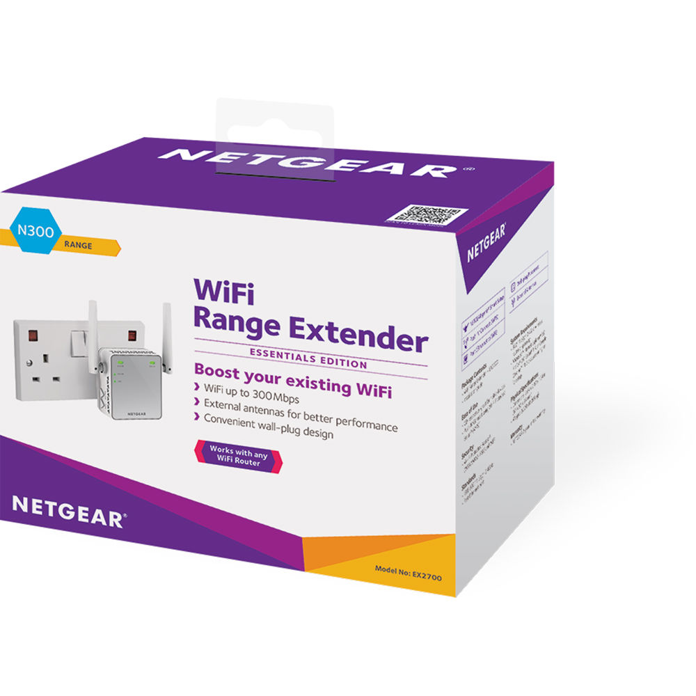 Extensor de Rango Inalámbrico Netgear Ex2700 - Oechsle