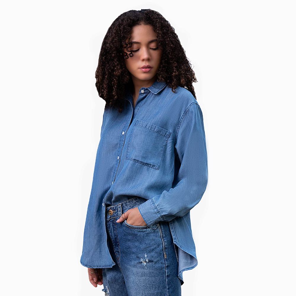 Blusas Moda Denim Mujer Dayilet Total Cristal XS | Oechsle - Oechsle