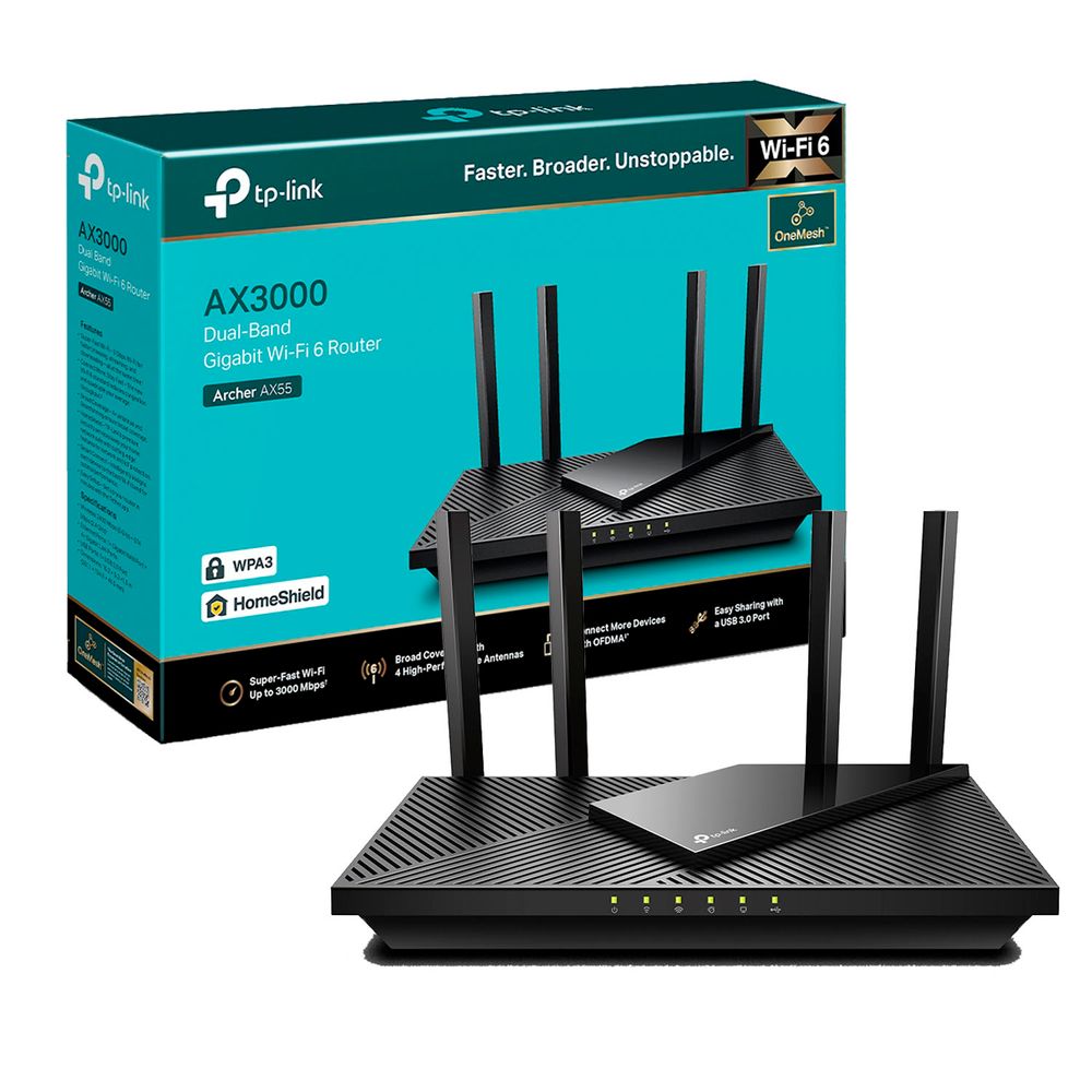 Router Inalámbrico Archer Ax55 Tp Link Ax3000 Wi Fi 6 Dual Band I Oechsle - Oechsle