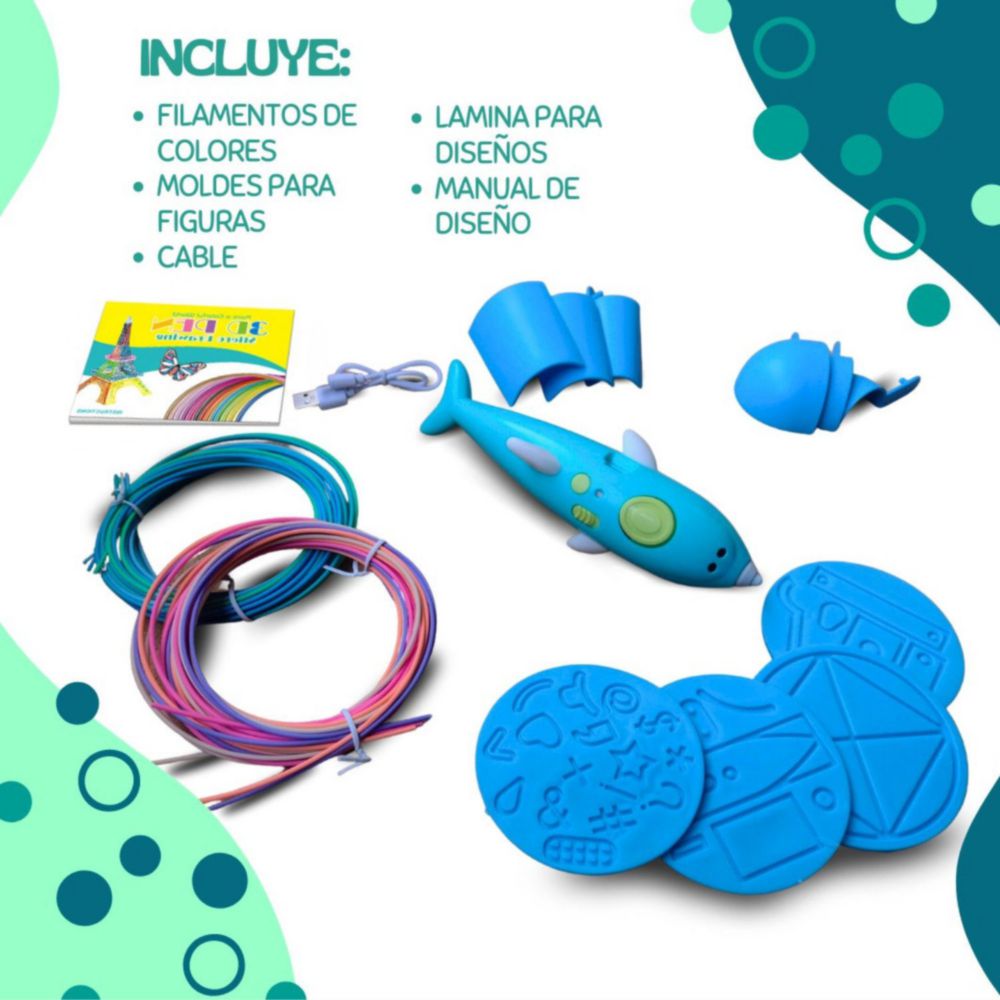 Lapicero De Delfín Jardín De Jade Celeste | Oechsle.pe - Oechsle