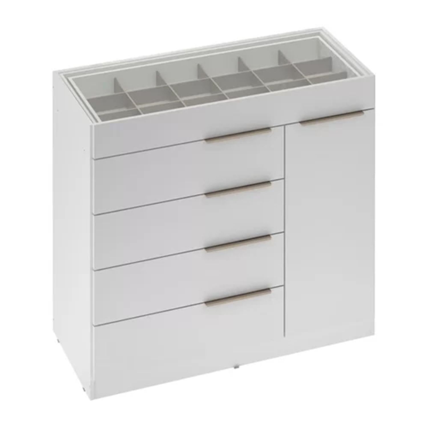 Cómoda + Joyero incluído Florian color Blanco TU MESITA I Oechsle - Oechsle