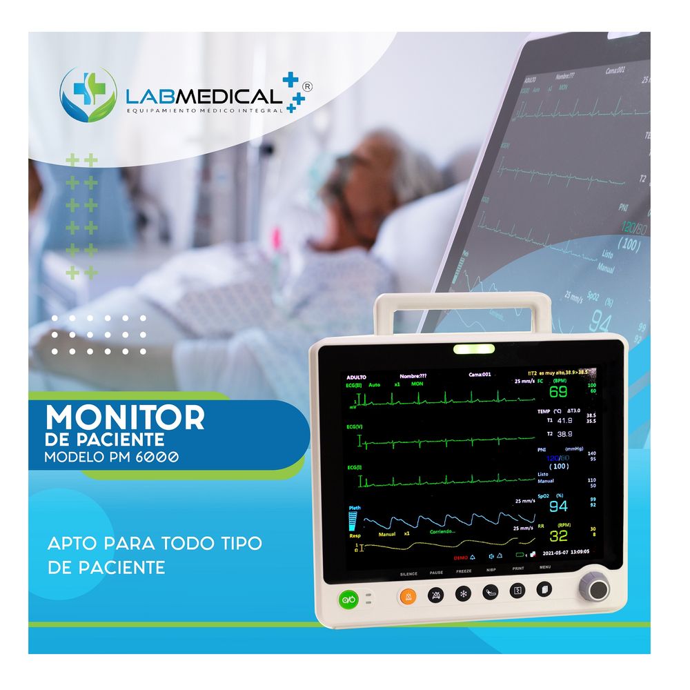 Monitor de Paciente LABMEDICAL PM6000 (5 PARAMETROS) I Oechsle - Oechsle