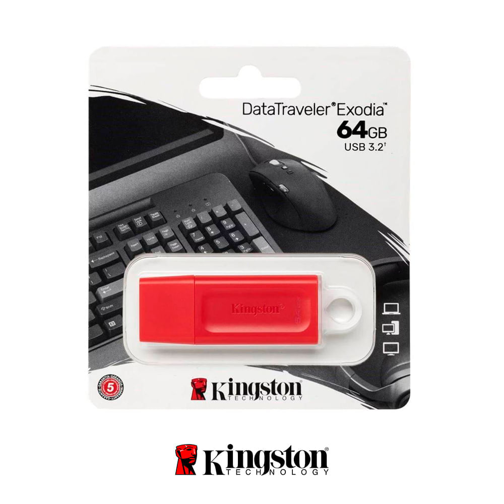 Kingston Memoria Usb 64GB - rojo I Oechsle - Oechsle