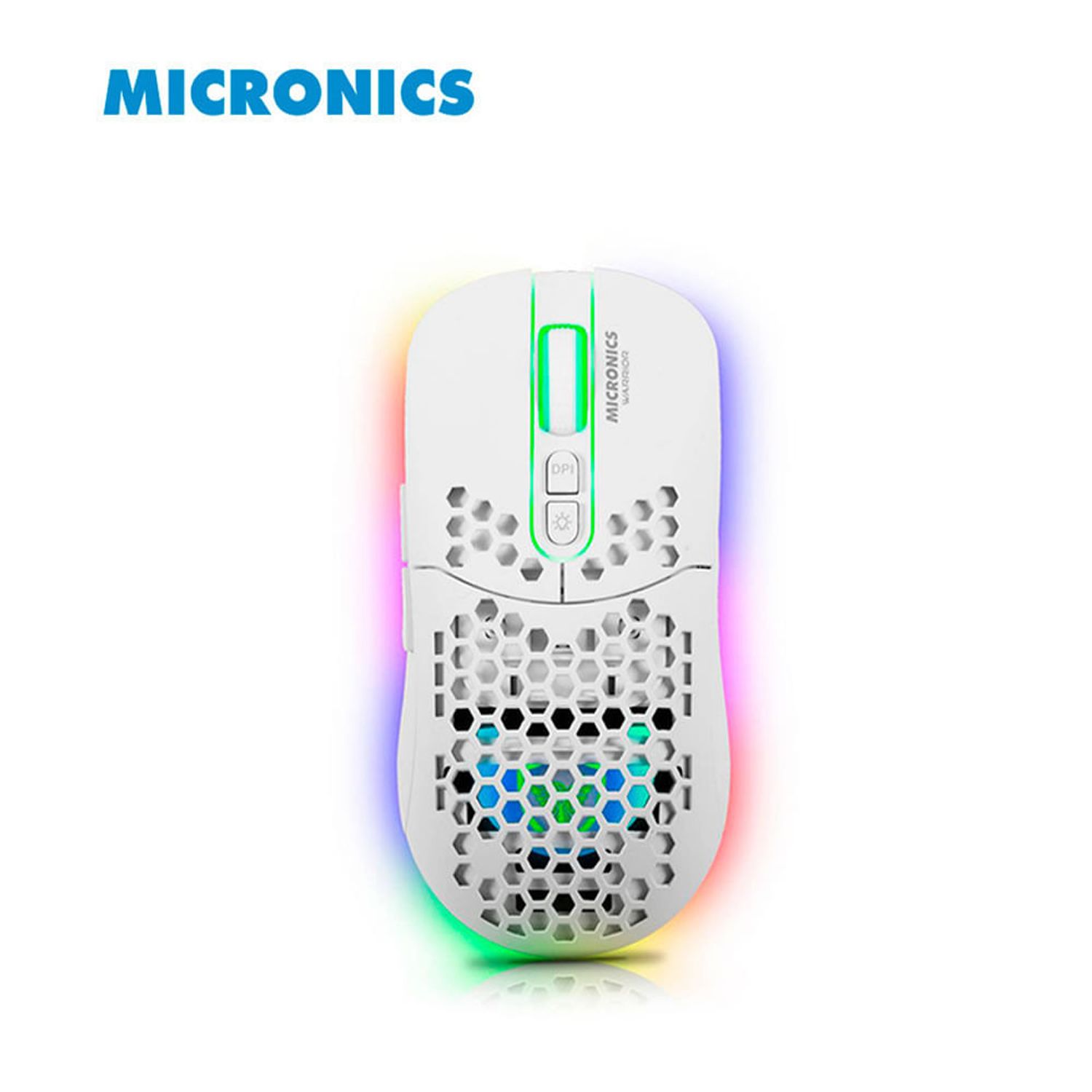 Mouse Inalámbrico Micronics Warrior GM828RX Blanco I Oechsle - Oechsle