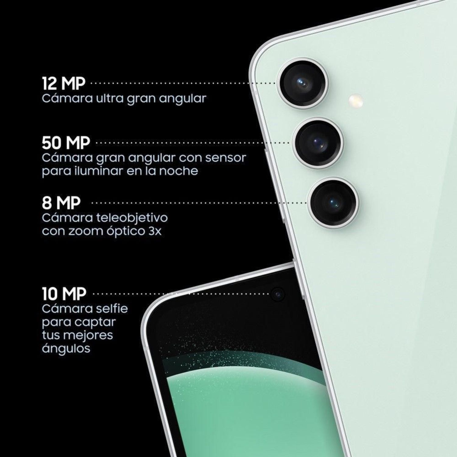 Celular Samsung Galaxy S23 FE 6.4" 8GB RAM 256GB Grafito + Buds FE ...