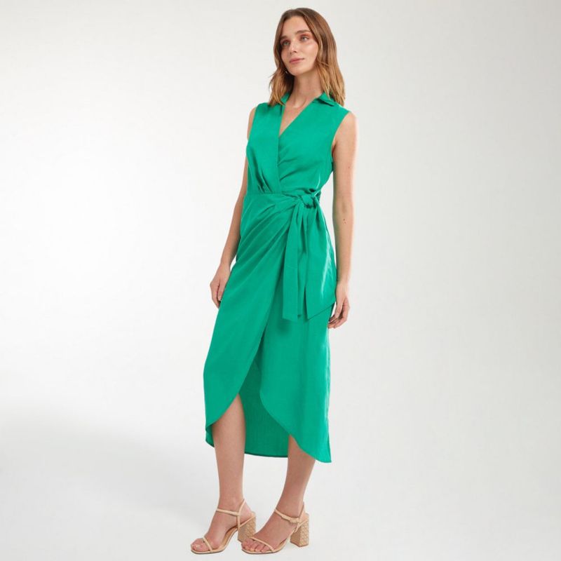 Vestido Verde | Oechsle.pe