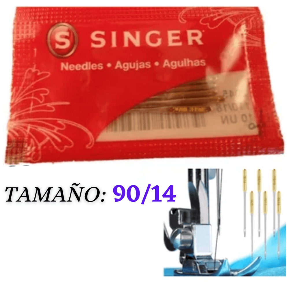 Agujas Singer para Maquina Coser Doméstica por 3 Paquetes Número 14 I ...