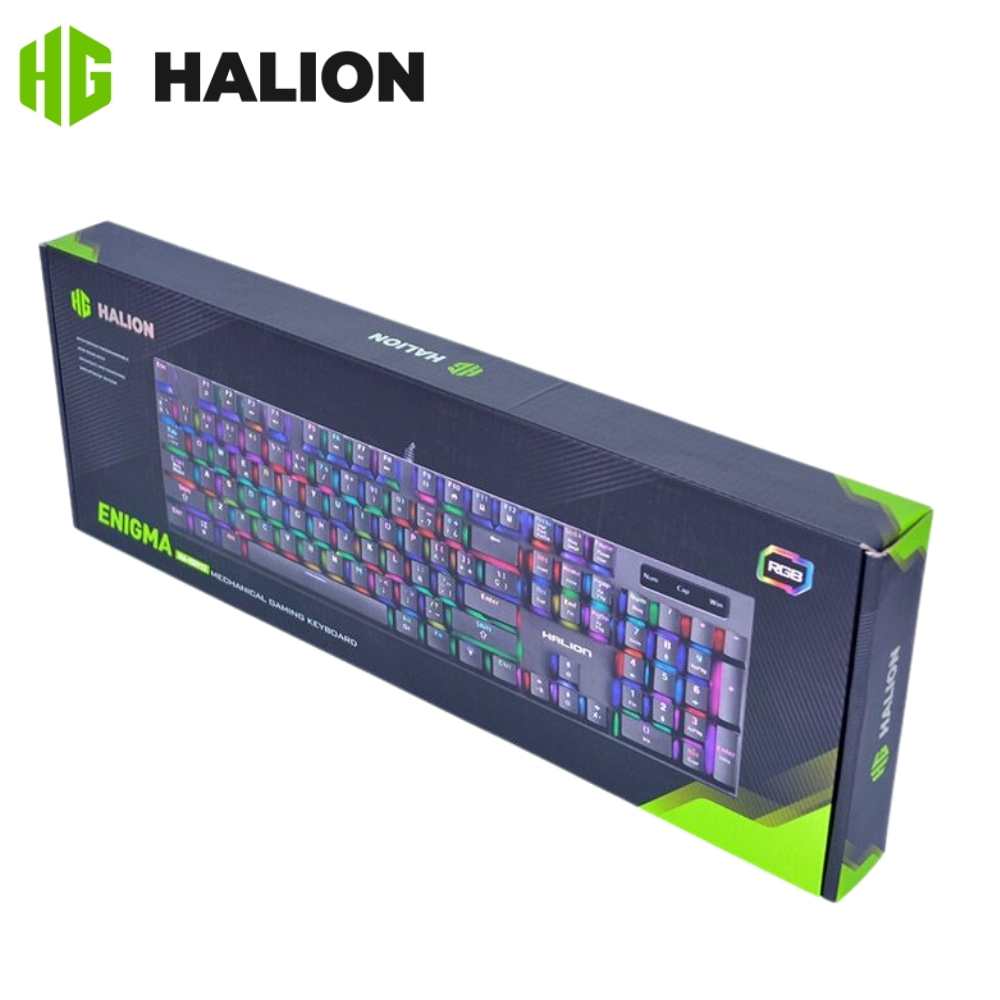 Teclado Mecánico Halion Enigma HA- Kg912 RGB I Oechsle - Oechsle