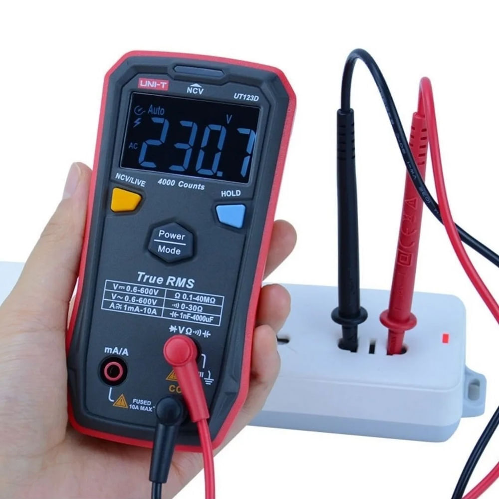 Multimetro Multitester Digital Auto Rango Rms Real NVC UNI-T UT123D I ...