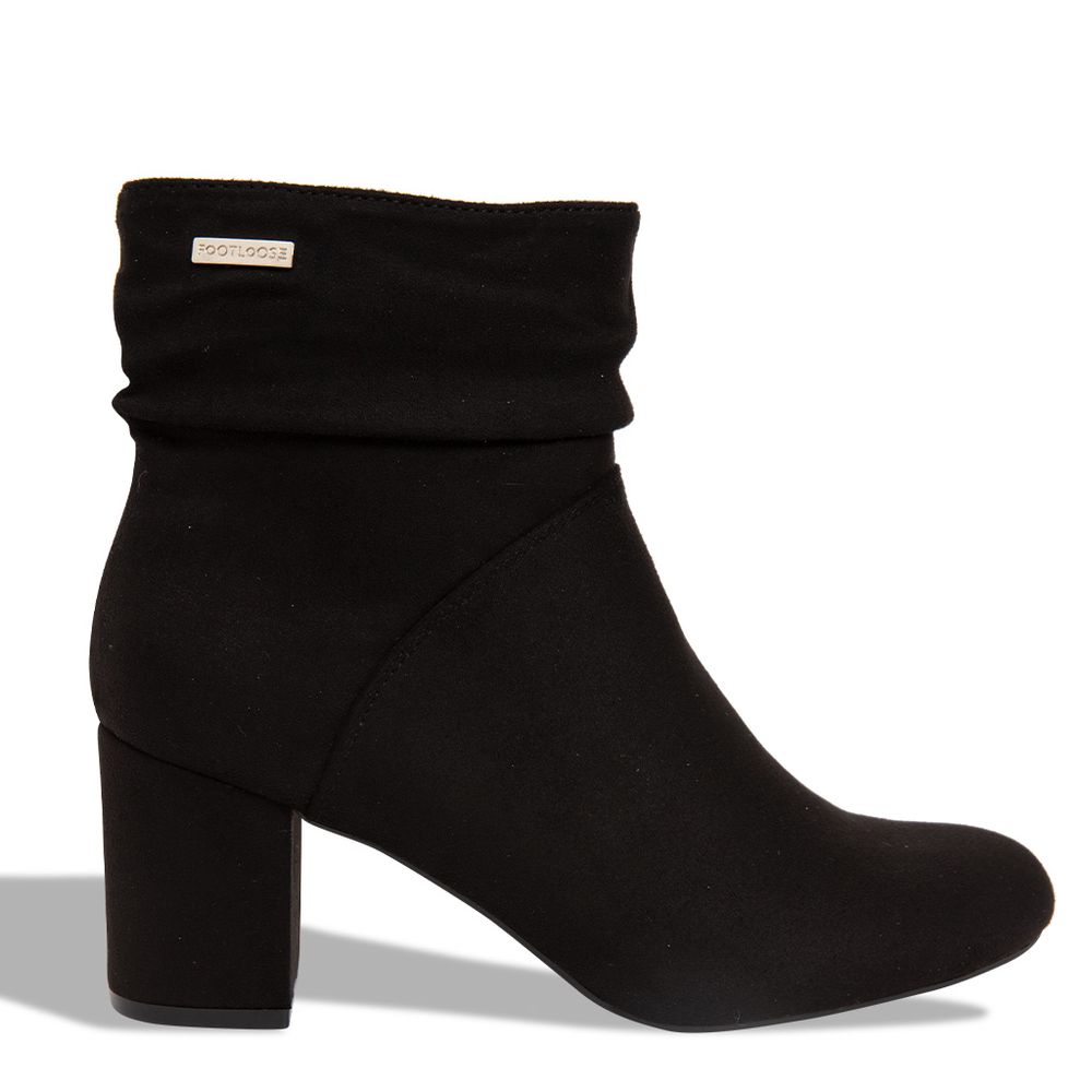 Botines para Mujer FOOTLOOSE FCH-RS012 MICROFIBRA Negro Talla 39 I ...