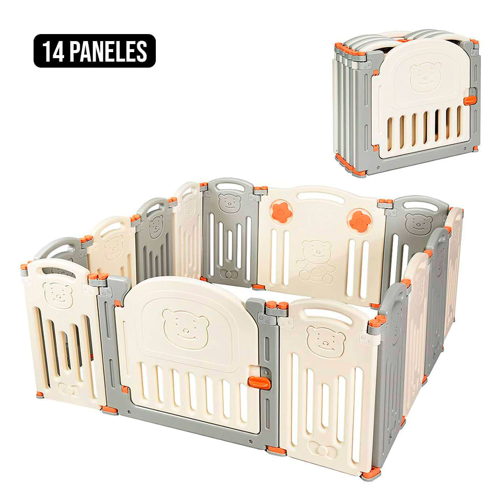 Corral Plegable de Juego para Bebé con 14 Paneles Fácil de Armar I Oechsle - Oechsle