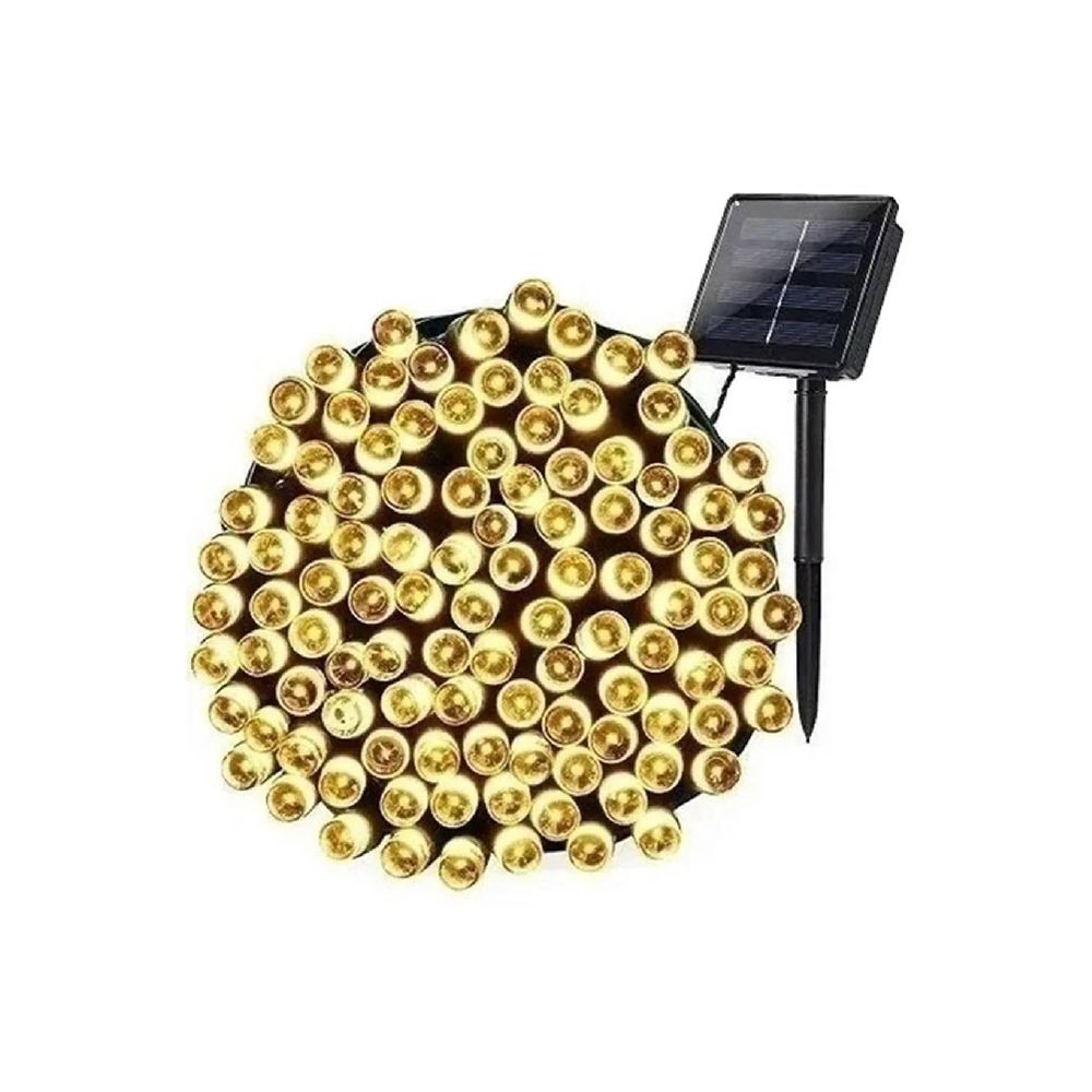 Luces Navideñas con Panel Solar de Color Ámbar I Oechsle - Oechsle