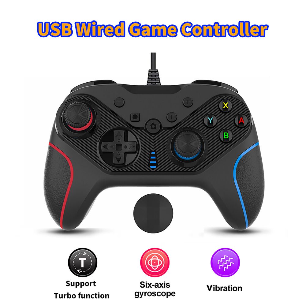 Gamepad Mango Ergonómico con Cable Usb para Juegos con Joysticks Dobles ...