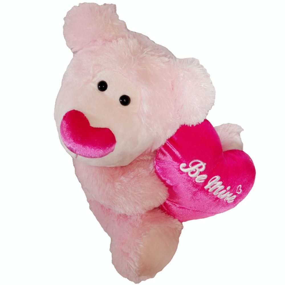 Peluche Oso Rosa Corazon Be Mine 50cm Walmart I Oechsle - Oechsle
