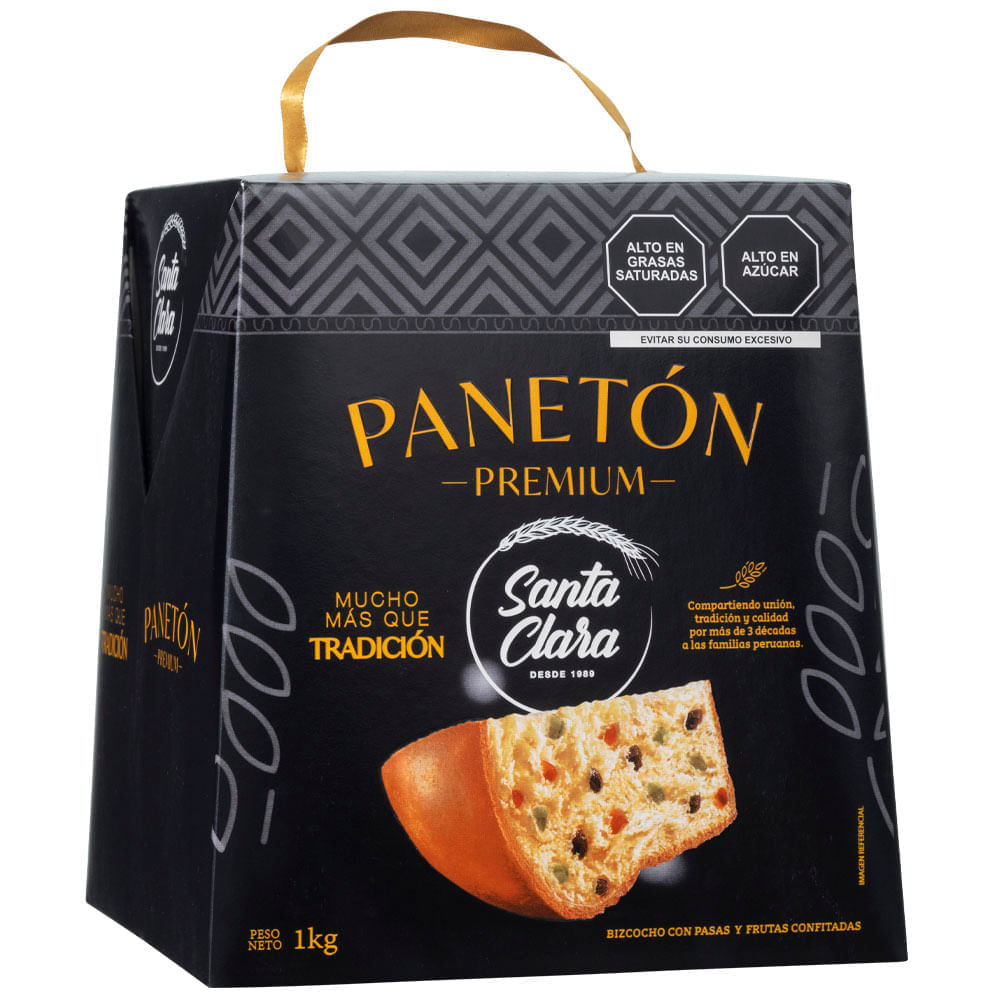 Panetón SANTA CLARA Premium Caja 1Kg - Oechsle